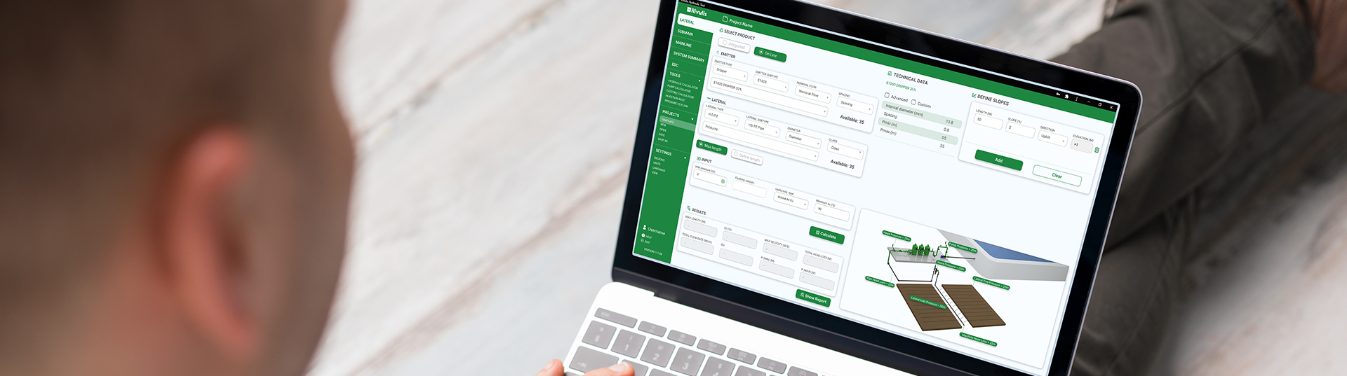 Irrigation design: the Rivulis in-field Hydraulic Tool - Rivulis